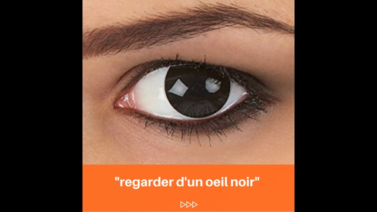 #46 Regarder d'un oeil noir - EcoleDeLangues.be - expressions ...