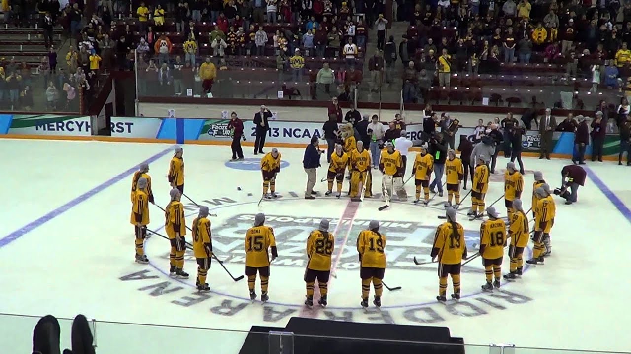 Stick Salute following 2013 NCAA Women's Division I National Hockey ...