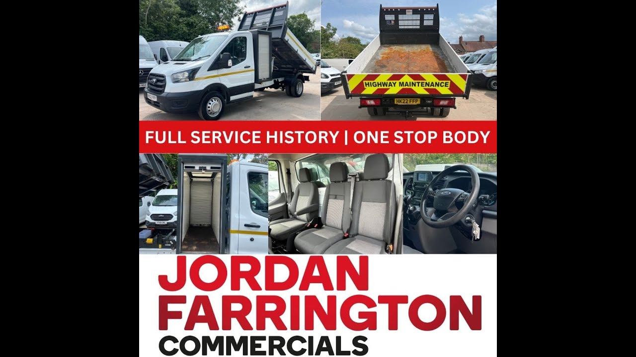 2022 FORD TRANSIT 350 TWIN-REAR WHEELS RWD EURO 6 ALLOY ONE STOP BODY ...