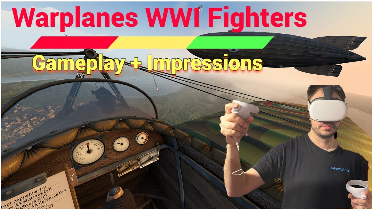 Warplanes WWI Fighters VR Oculus Quest 2 Gameplay + Impressions ...