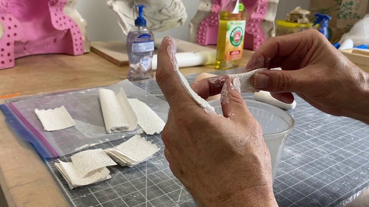 Video 3 Plaster Bandage Finger Mold and Casting - YouTube
