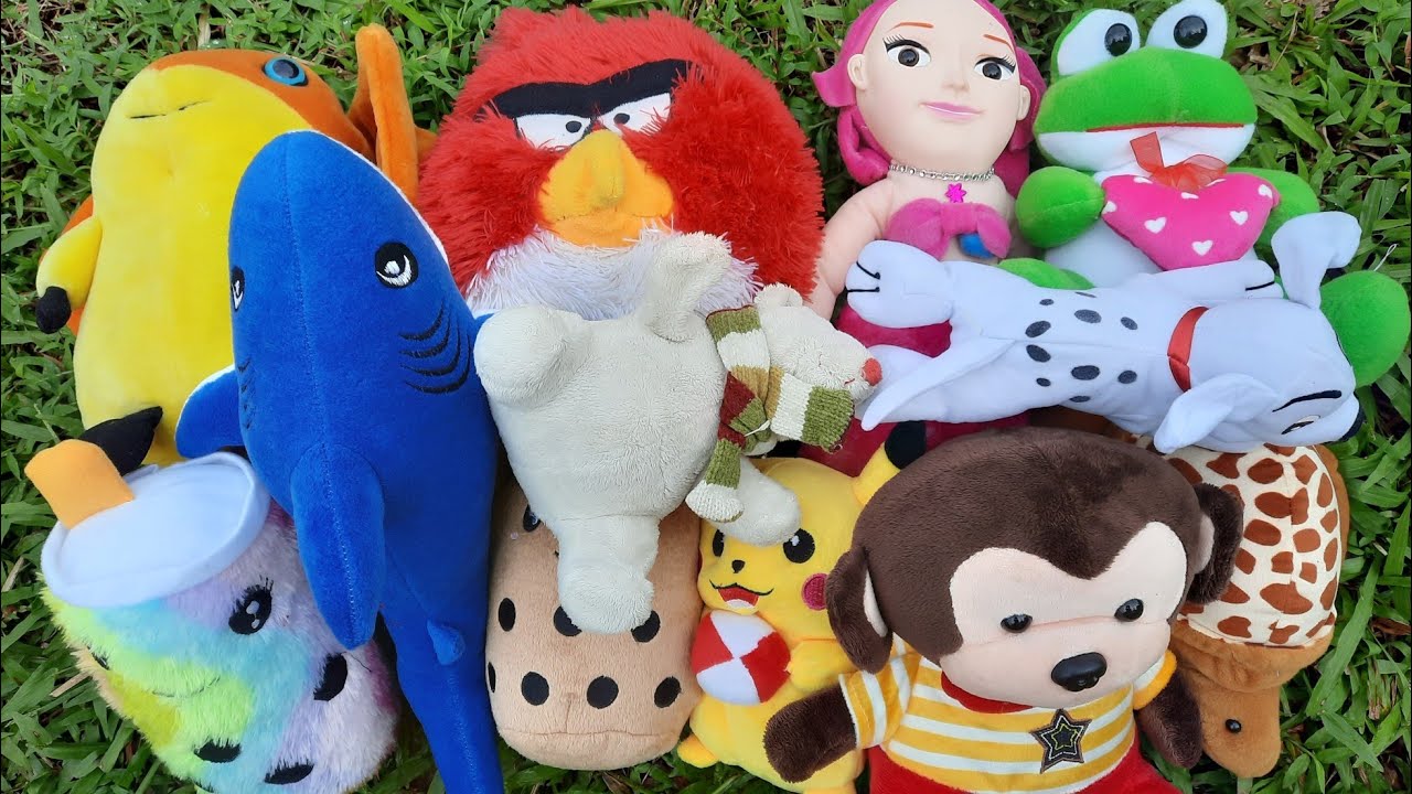 Waw Lucu boneka gurita,anjing,doraemon,boba,minion,pikacu,barbie,dolpin ...