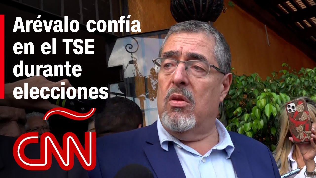 El candidato presidencial Fernando Arévalo da su respaldo al TSE - YouTube