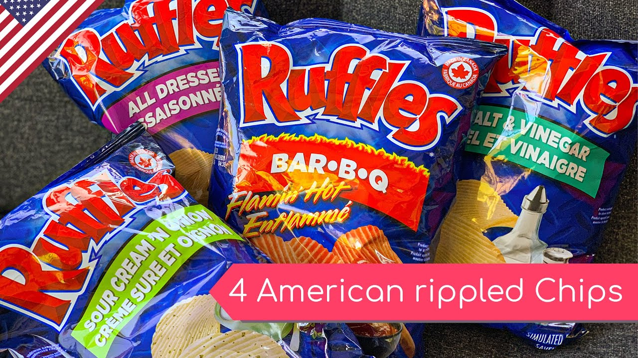 4 American Ripple chips (Ruffles brand) - YouTube