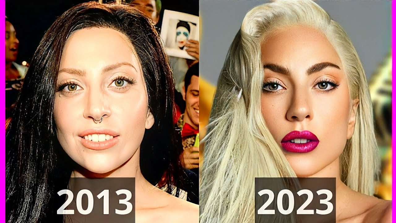 La IMPRESIONANTE TRANSFORMACIÓN de LADY GAGA, el antes y despues de la ...