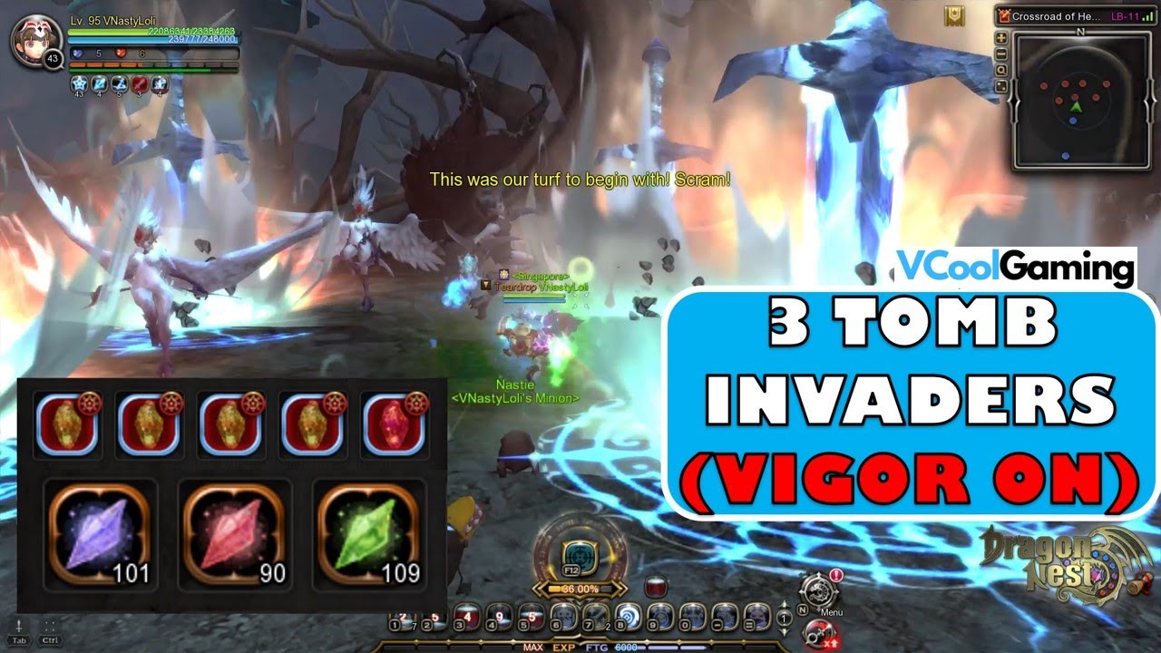 Dungeon Hunt Vlog 77: 3 Tomb Invaders in 3 Days Subs Hunt (Vigor On ...