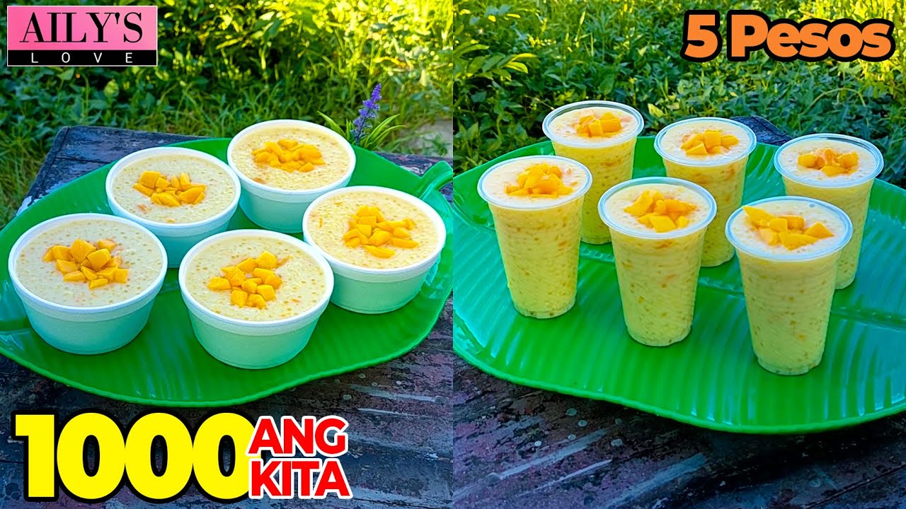 1 Kilo Malagkit at Mangga, Pangnegosyo Recipe Complete with costing ...