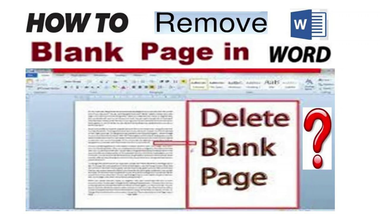 How to Delete Pages From Microsoft Word |Word File se Pages ko Kaise ...