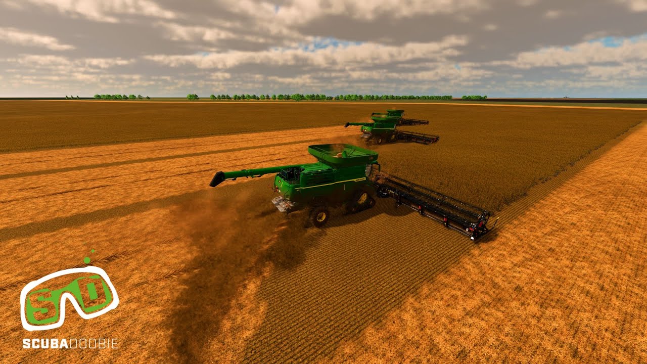 Our easiest soybean harvest ever. Farming Sim Chronicles EP.4 - YouTube