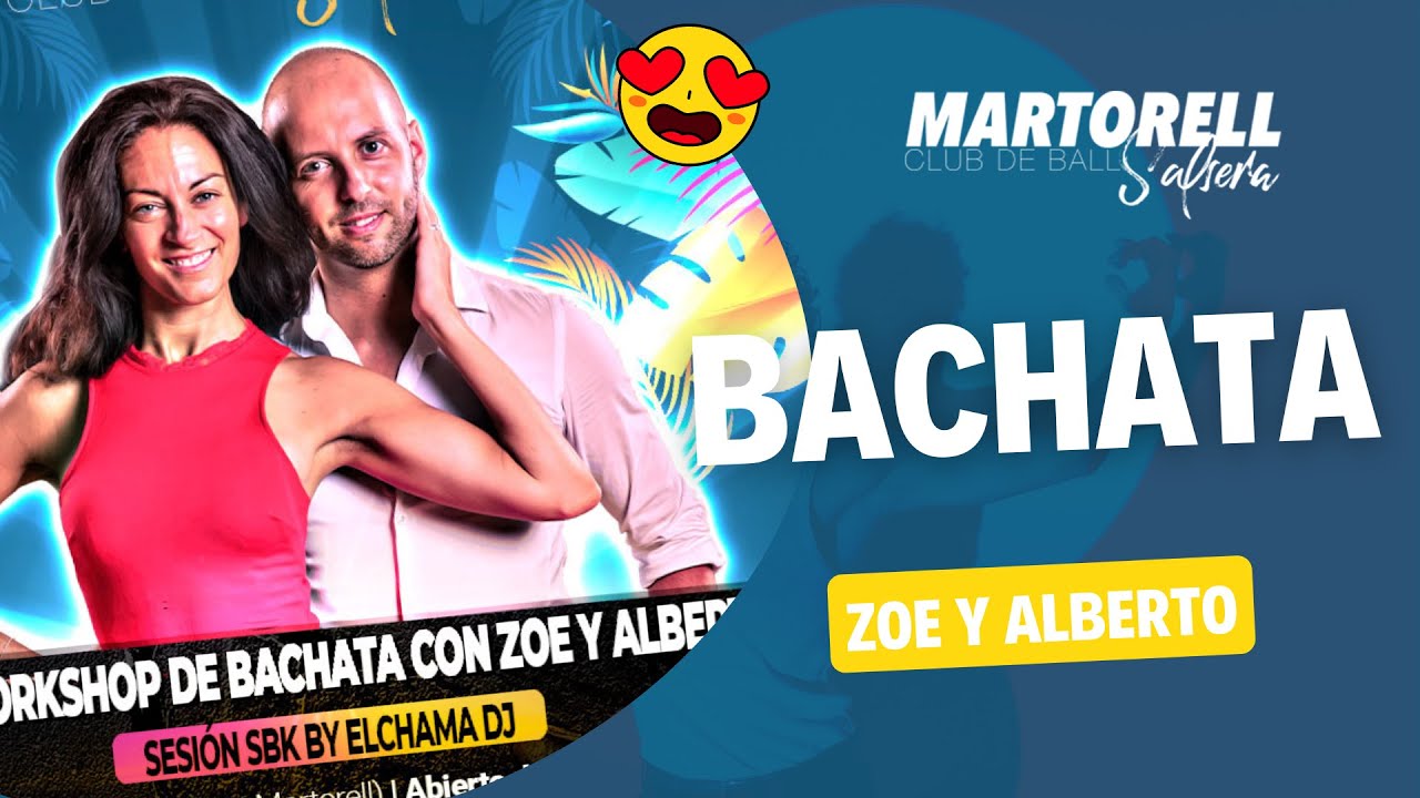 ⚠Taller de Bachata - 💃Zoe y Alberto - 🏠La Martorell Salsera - YouTube