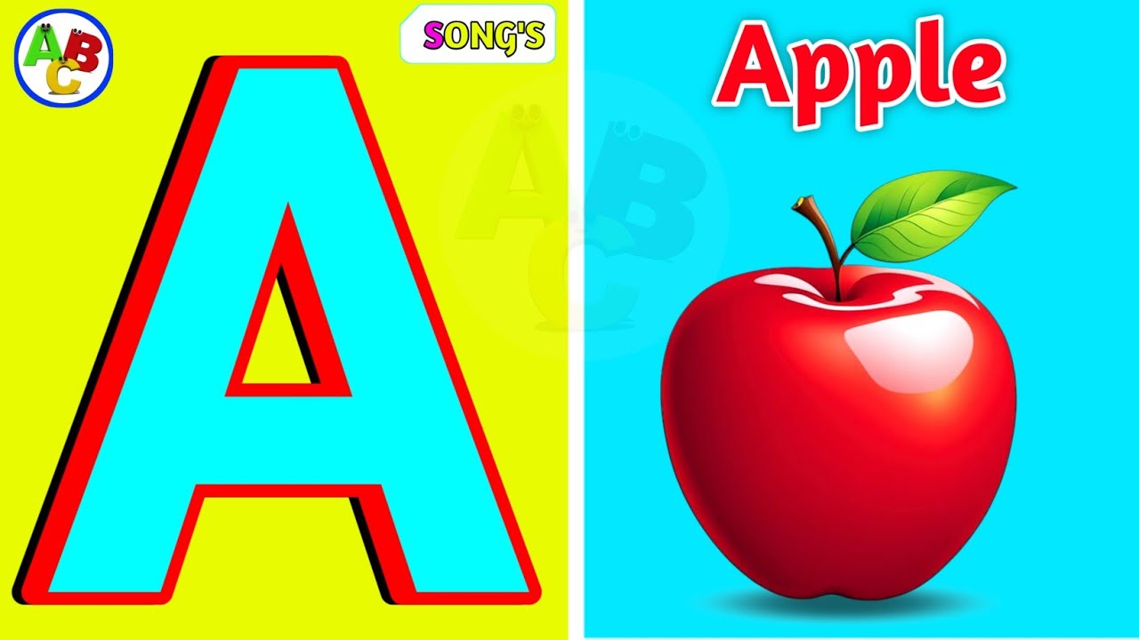 A for Apple Phonics Song | ABC Song for Kids | Learn A Sound with Fun ...