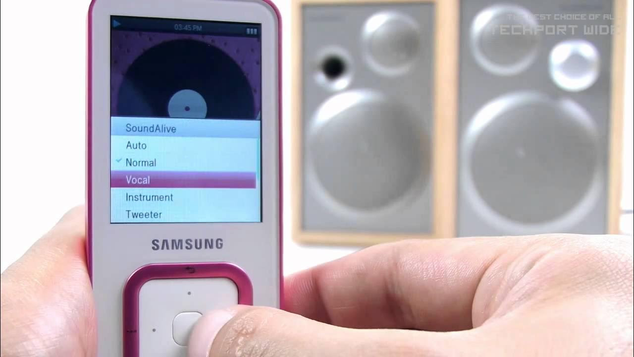 Samsung Digital Audio Player YP-Q3 Review - YouTube