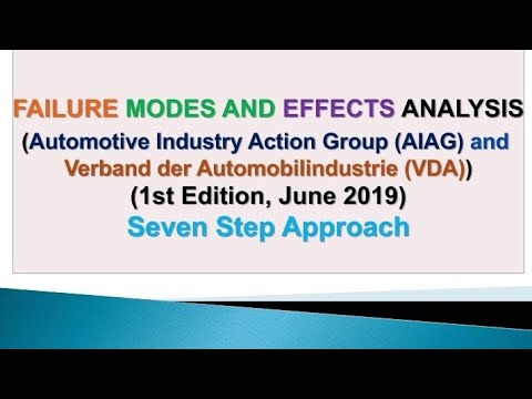 FMEA(AIAG+VDA) Seven Step Approach #7stepfmea #vda #aiag #fmea #ap # ...