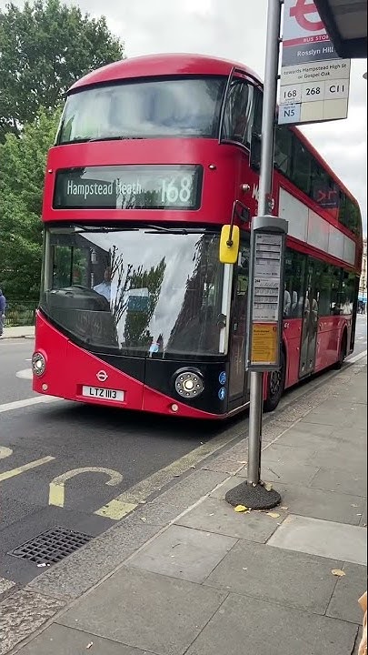 London bus 168 route to Hampstead Heath 🇬🇧 #shots #london #bus - YouTube