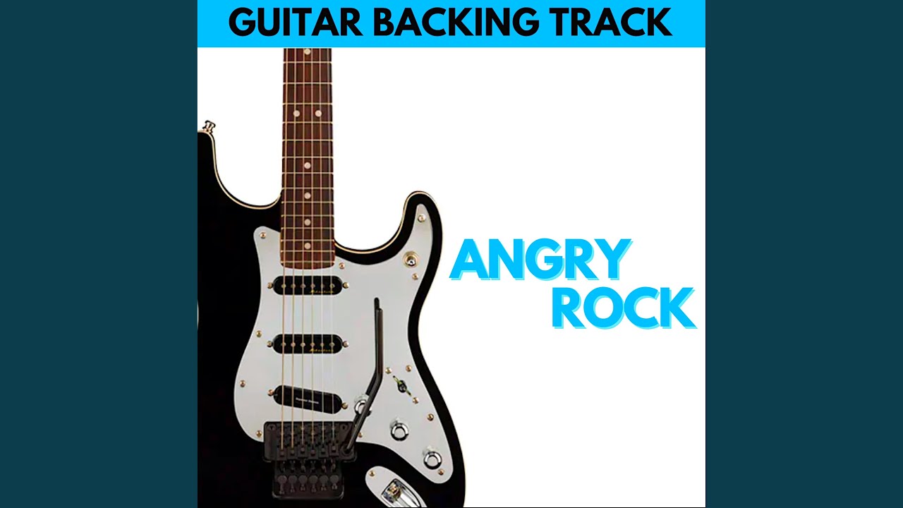 Angry Rock Guitar Backing Track D minor - YouTube