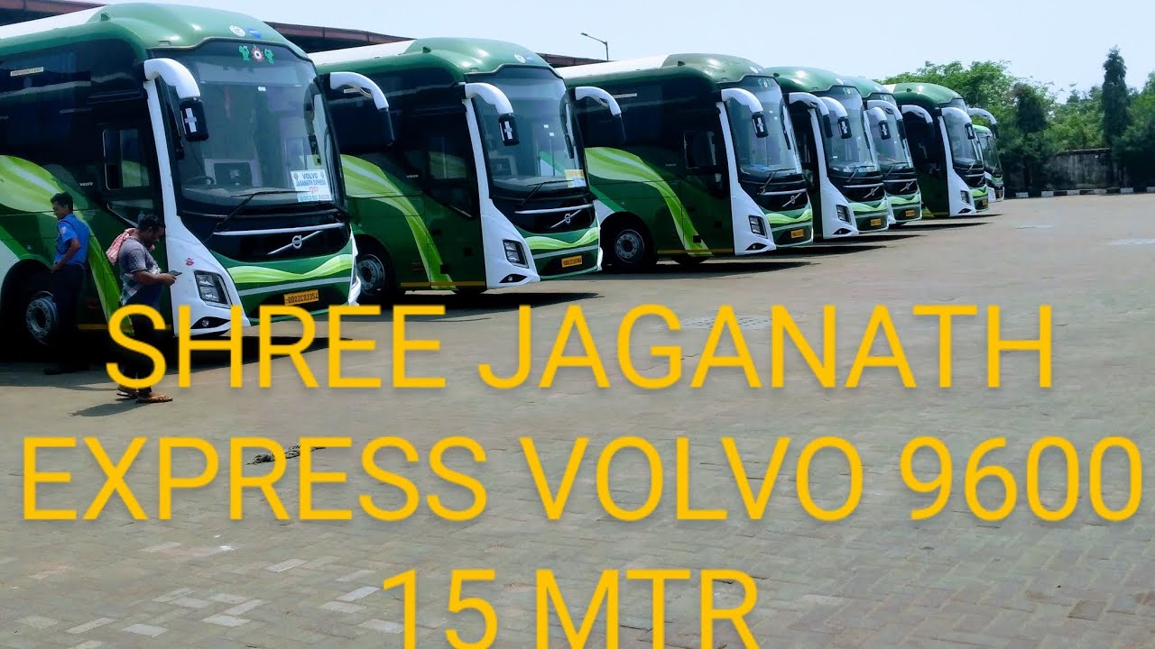 SHREE JAGANATH EXPRESS VOLVO BUS 9600 15 MTR # AT MALATIPATPUR PURI #trending #viral #video # ...