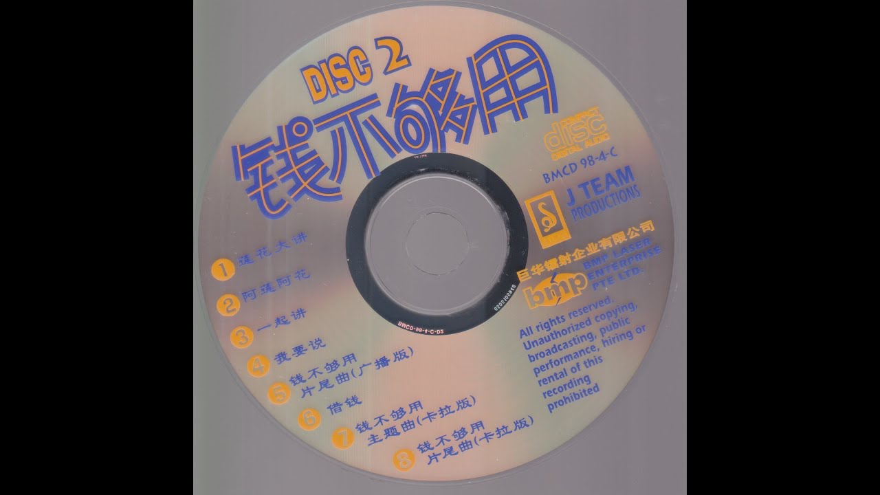 钱不够用原声带/Money No Enough Original Soundtrack Disc 2 (Original 1998 CD ...