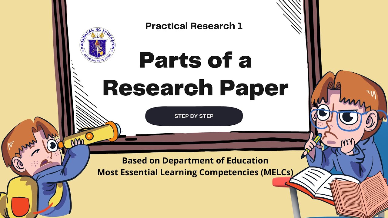 Practical Research 1| Parts of a Research Paper | Prefaratory, Report ...