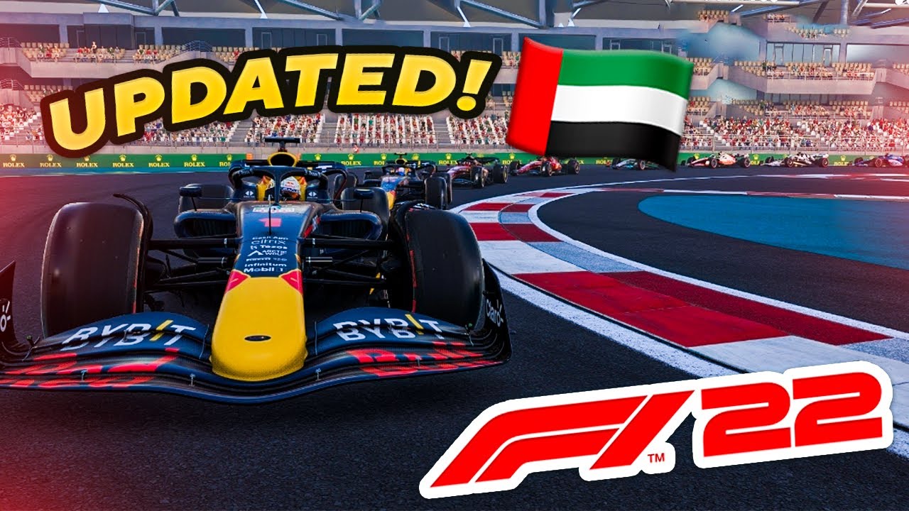 F1 22 Exclusive Gameplay! UPDATED track layout at Abu Dhabi! - YouTube