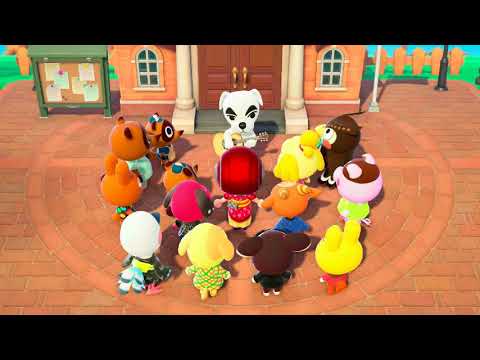 Animal Crossing New Horizons. My first K.K. Slider performance. - YouTube