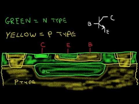 Bipolar Integrated Circuit Construction - YouTube