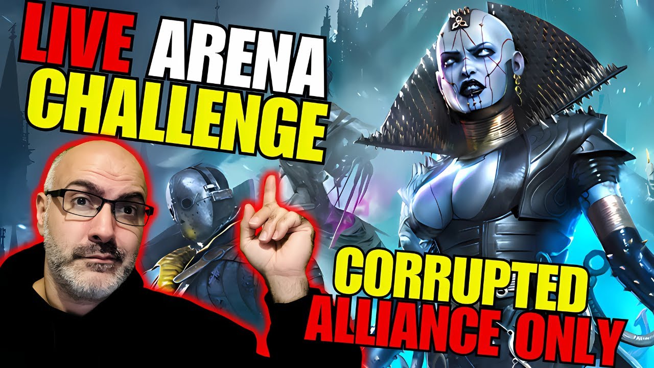 Live Arena Challenge The Corrupted Alliance Only & Giveaways Raid: Shadow Legends - YouTube