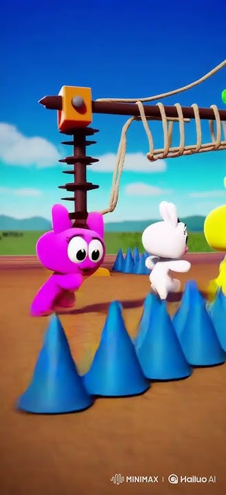 Sprunks go through an obstacle course #animation#rainbownfriends#art# ...