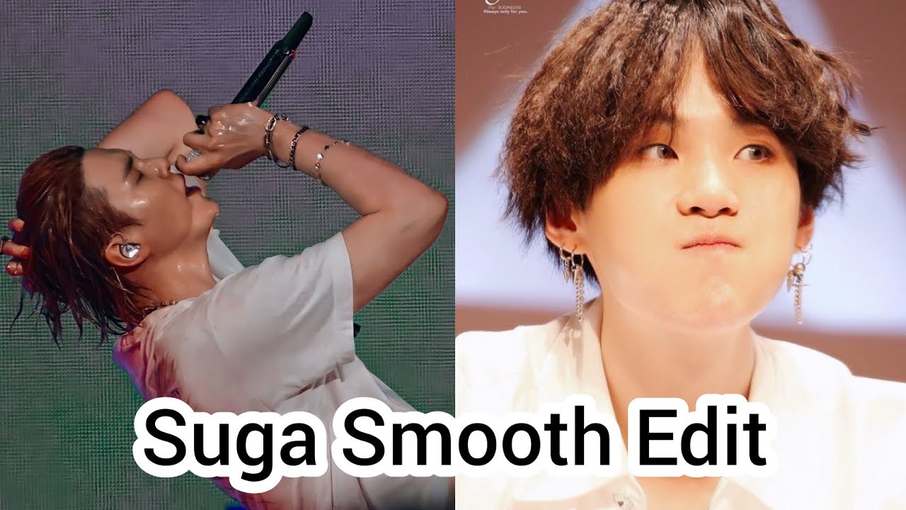 BTS Suga Smooth Edit🔥 || suga smooth edit on pics || gleam point ...