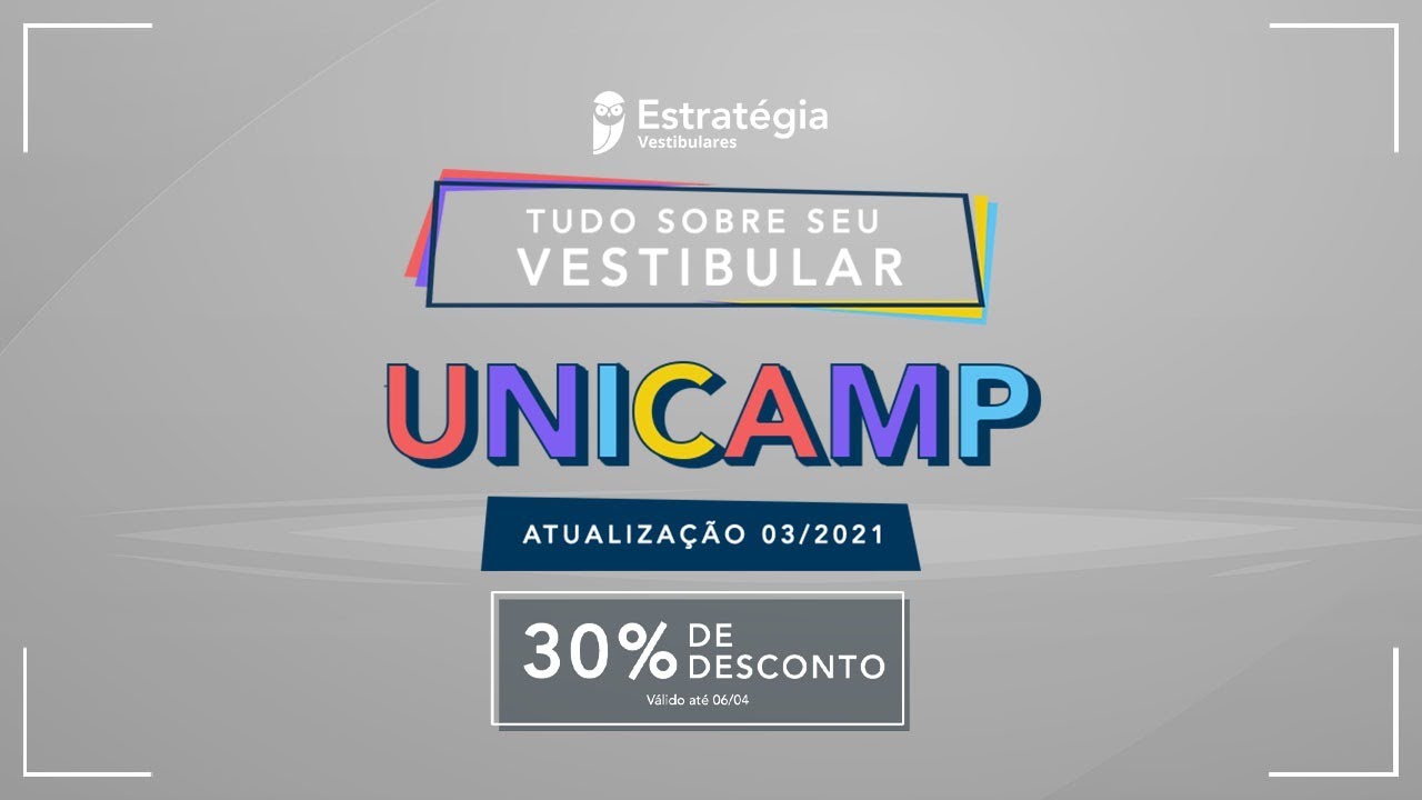 Tudo sobre o seu vestibular: UNICAMP - YouTube