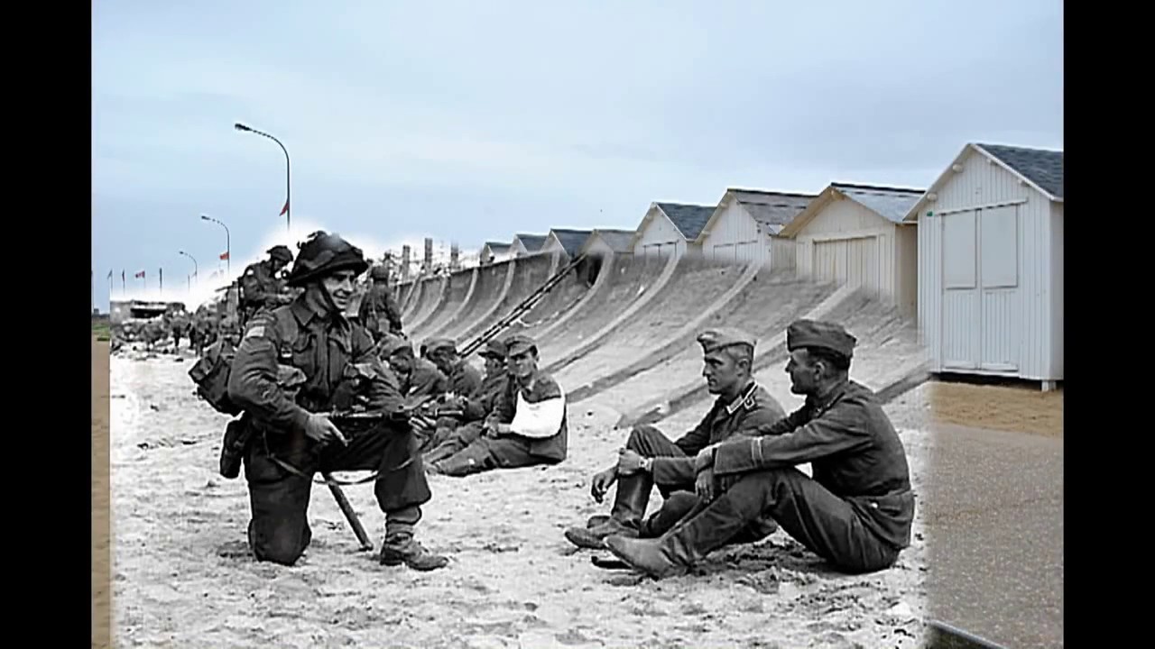 Normandy -Then and Now - WW2 - Comparison - YouTube