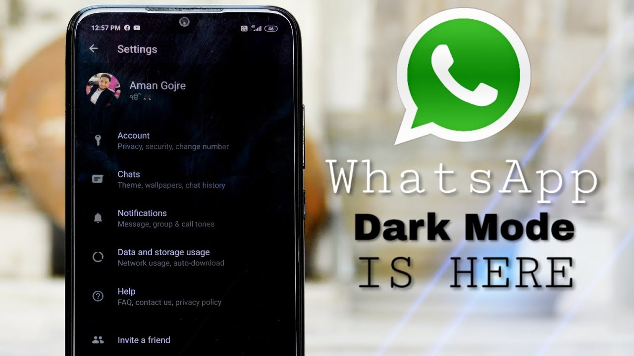 WhatsApp Dark Mode Update | How To Enable Dark Mode On Whatsapp - YouTube