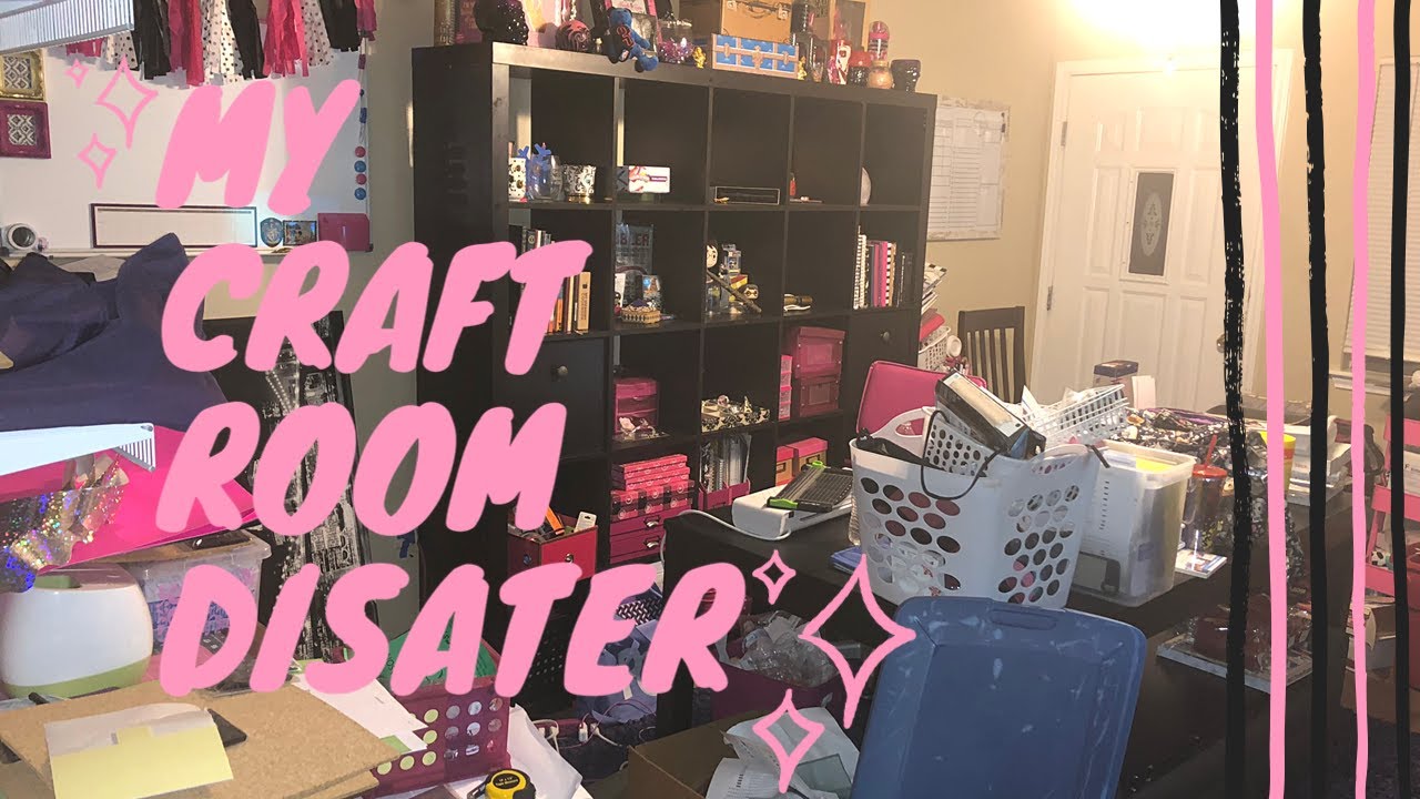 My Craft Room Disaster - YouTube