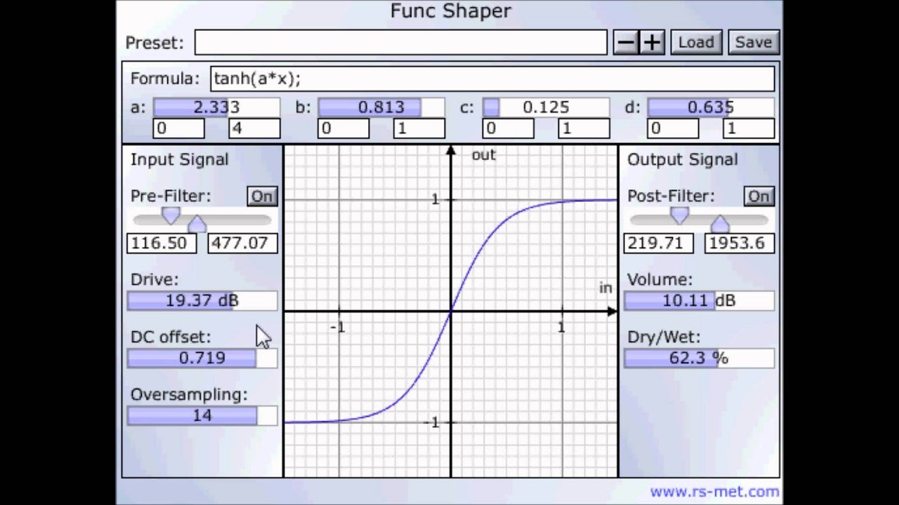 Func Shaper by rs-met - YouTube