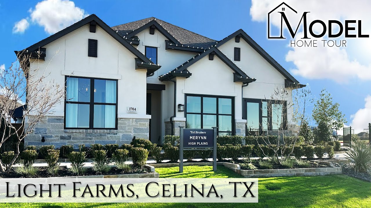 New Construction Homes in Dallas - Model Home Tour Toll Brothers Light ...