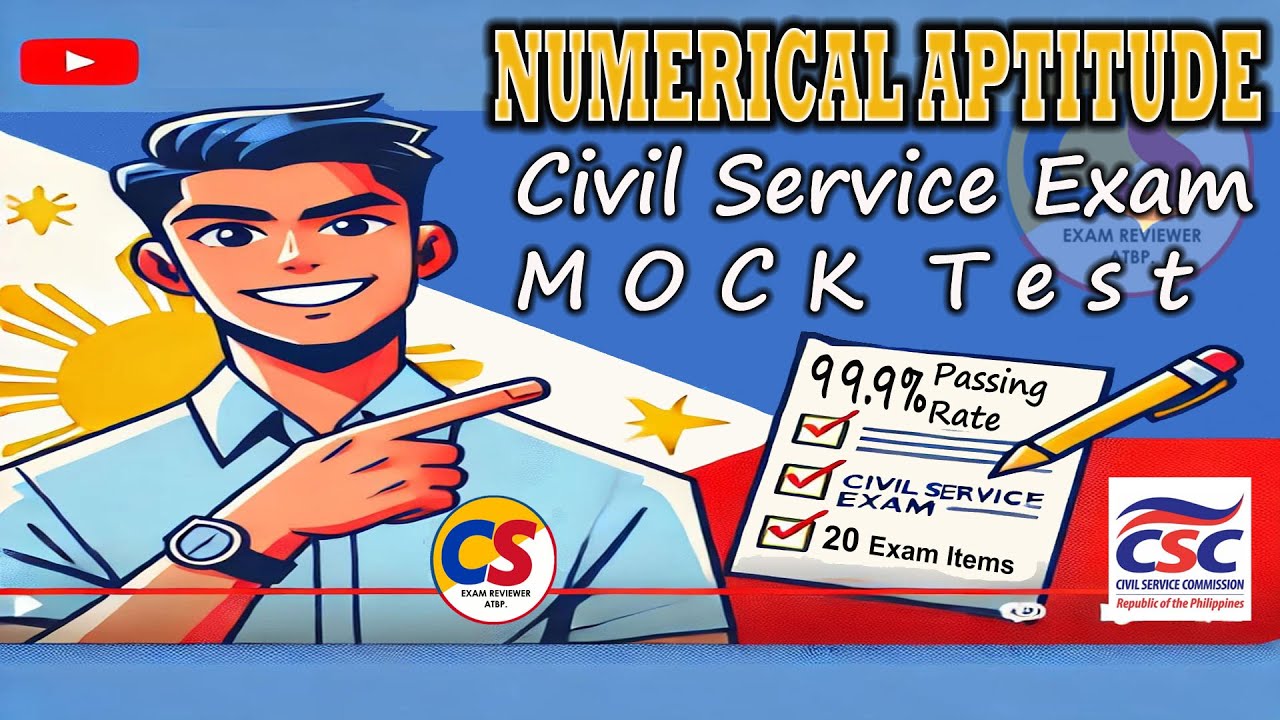 NUMERICAL ABILITY/APTITUDE (20 QUESTIONS) MOCK TEST | CIVIL SERVICE ...