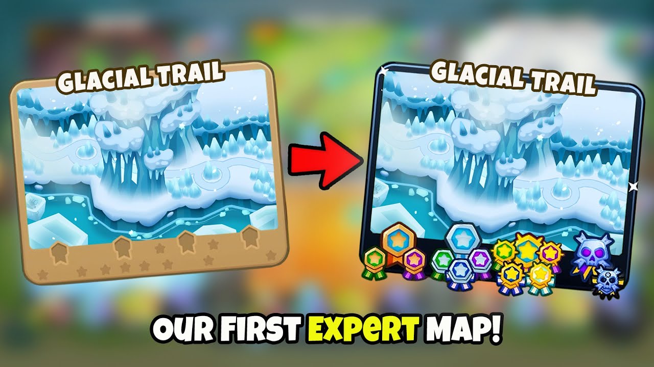 How Fast Can You Black Border Glacial Trail in BTD6? - YouTube