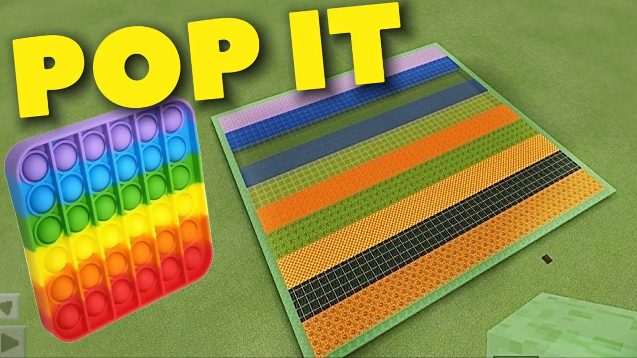 Pop it in minecraft - YouTube
