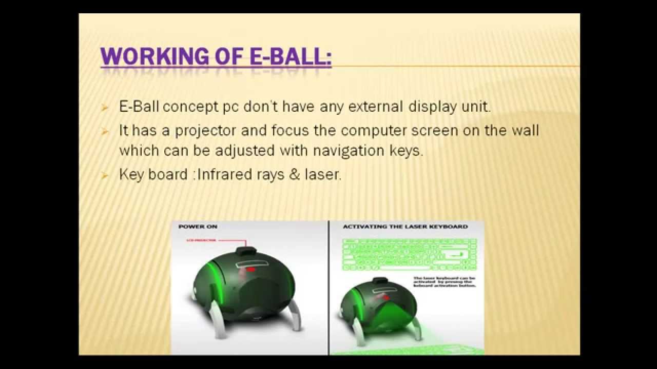 E BALL Technology Paper Presentation - YouTube