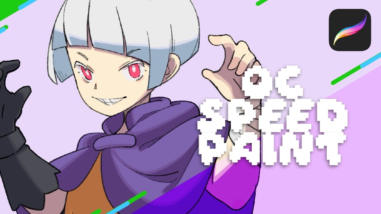 Im DEPRESSED, Lets draw instead! [Day 1] OC procreate speedpaint - YouTube