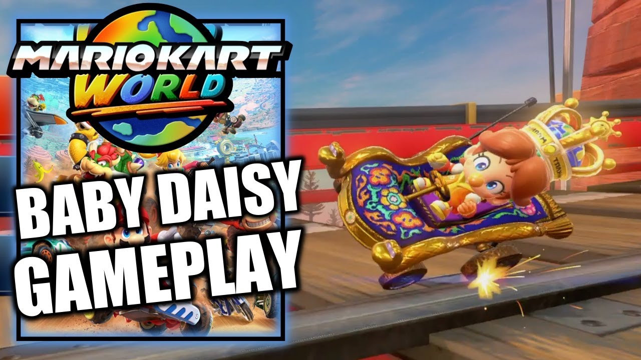 Mario Kart World – Baby Daisy Gameplay - YouTube