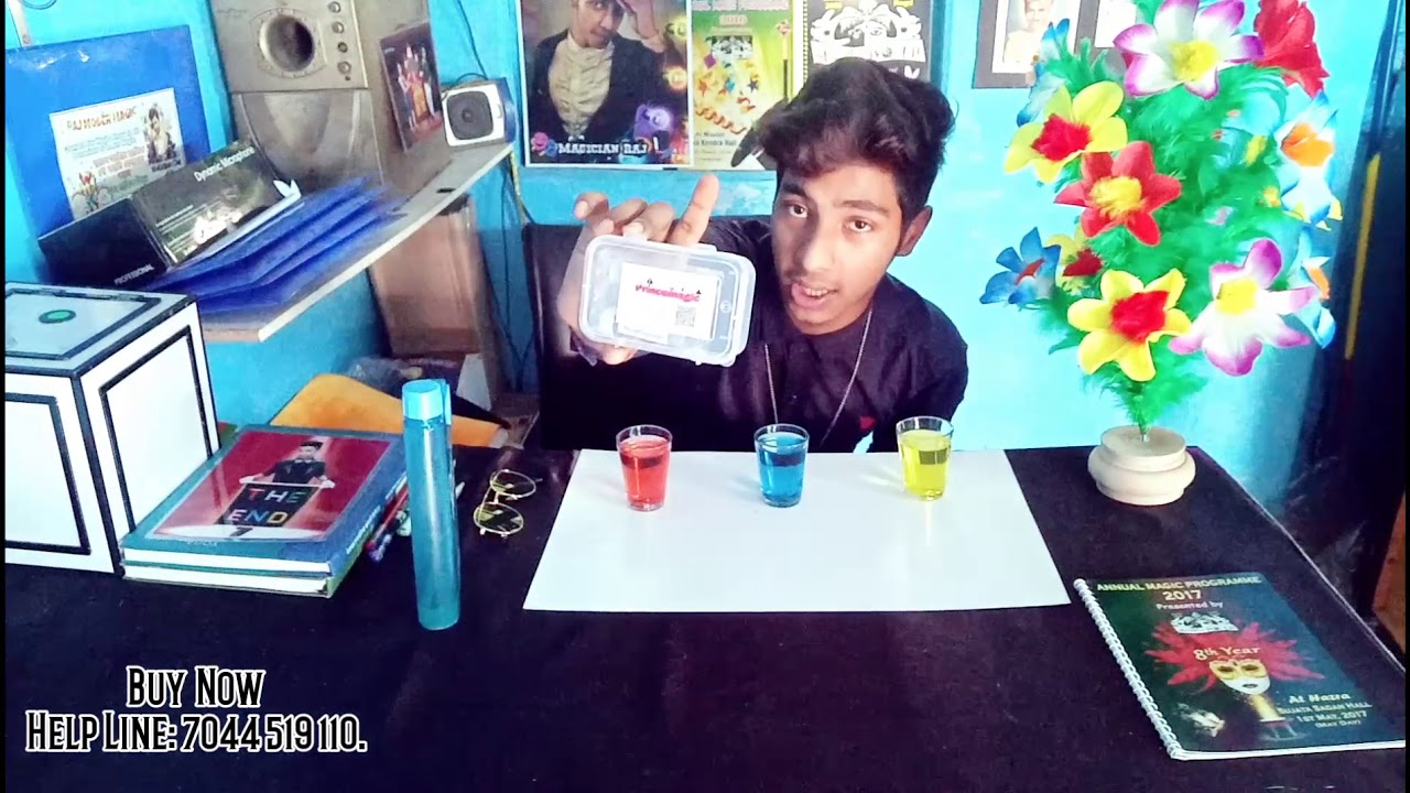Colour Changing Water By Magician Raj || Modern magic Shop In India ...