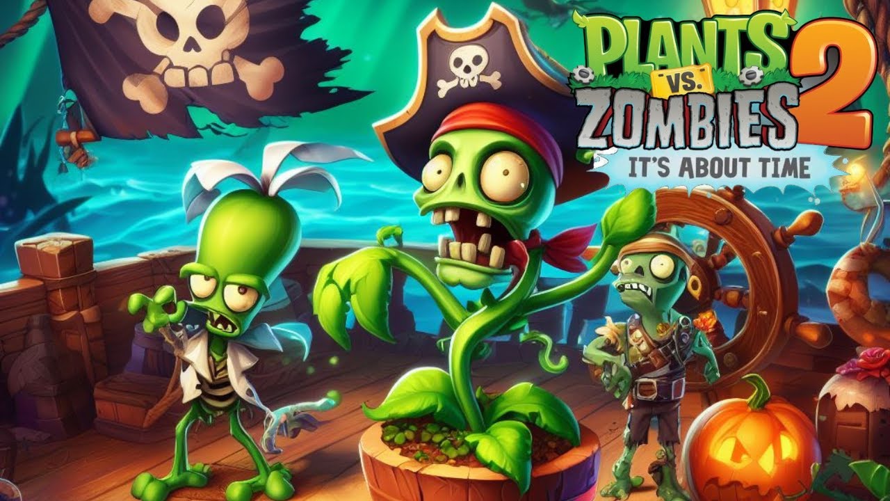 Plants vs. Zombies | Pirate Seas | Full - 3 x Speed - YouTube