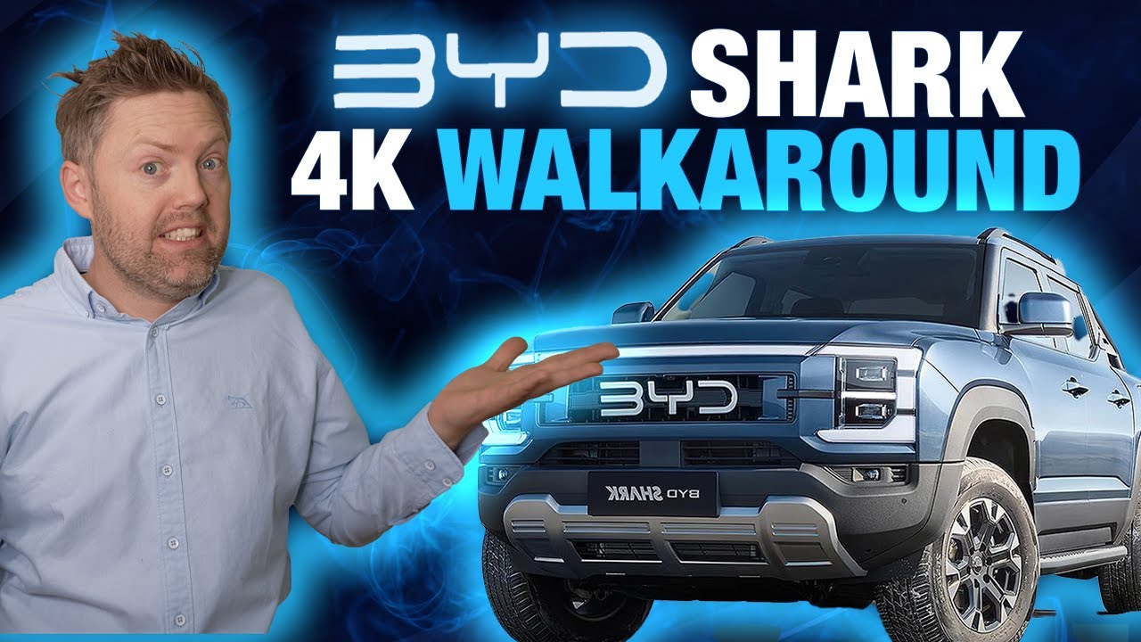 BYD Shark 4k Walkaround Up Close Interior & Exterior New 2025 - YouTube