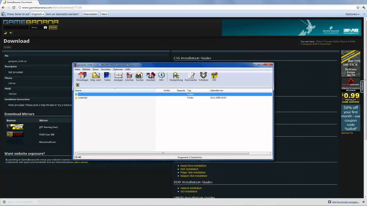 Css Skin einfügen |TuTorial| - YouTube