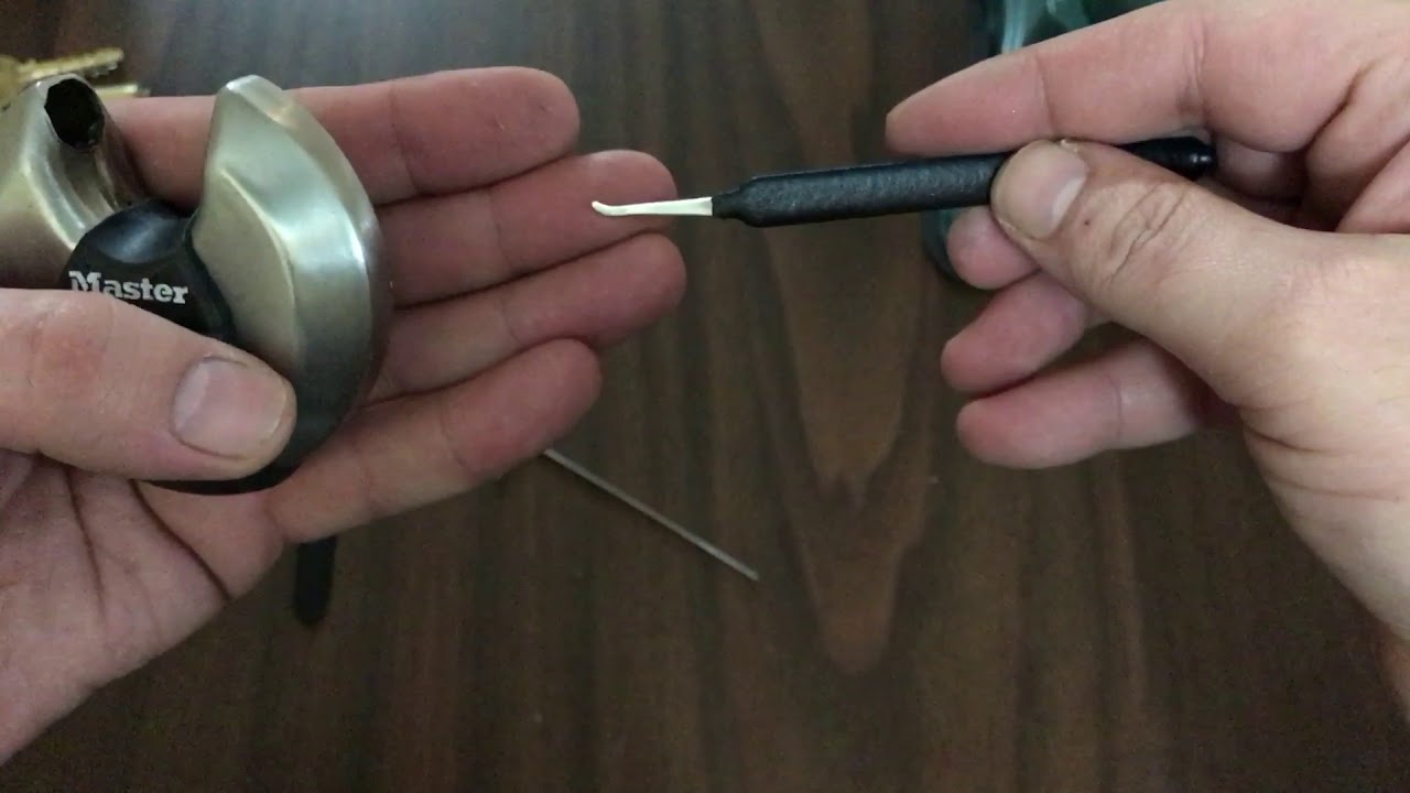 (58) Lockpicking: What to do with a broken lock pick. And picking a ...