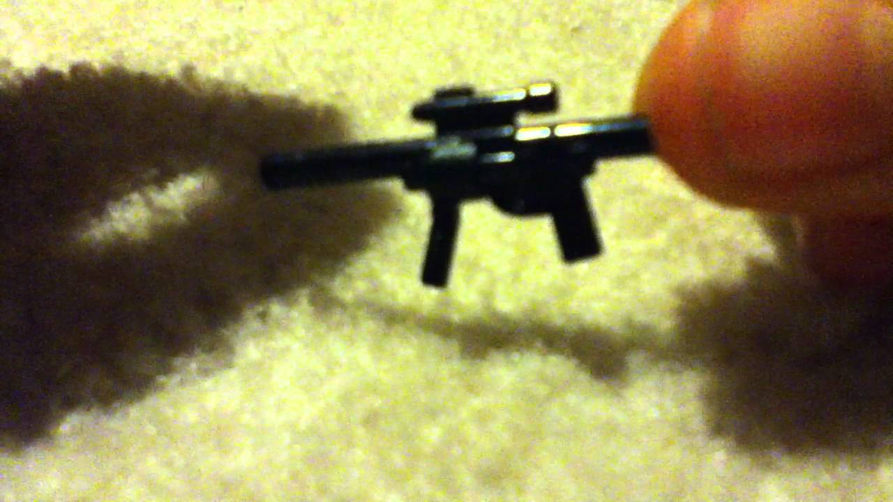 how to make a lego m16 with grenade launcher - YouTube