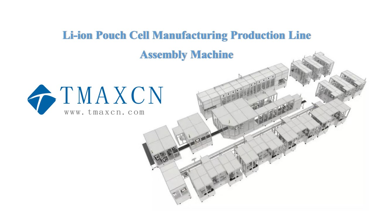 Li-ion Pouch Cell Manufacturing Production Line Assembly Machine - YouTube