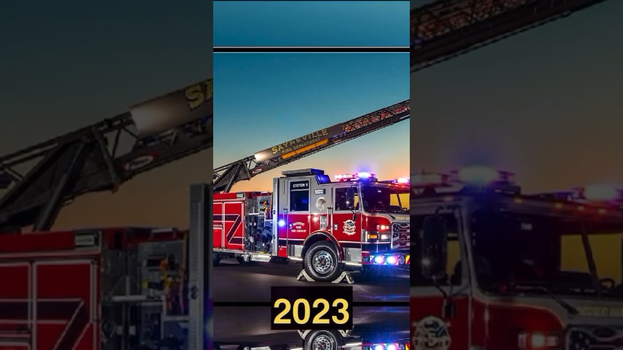 Evolution of fire trucks (1910-2023) - YouTube