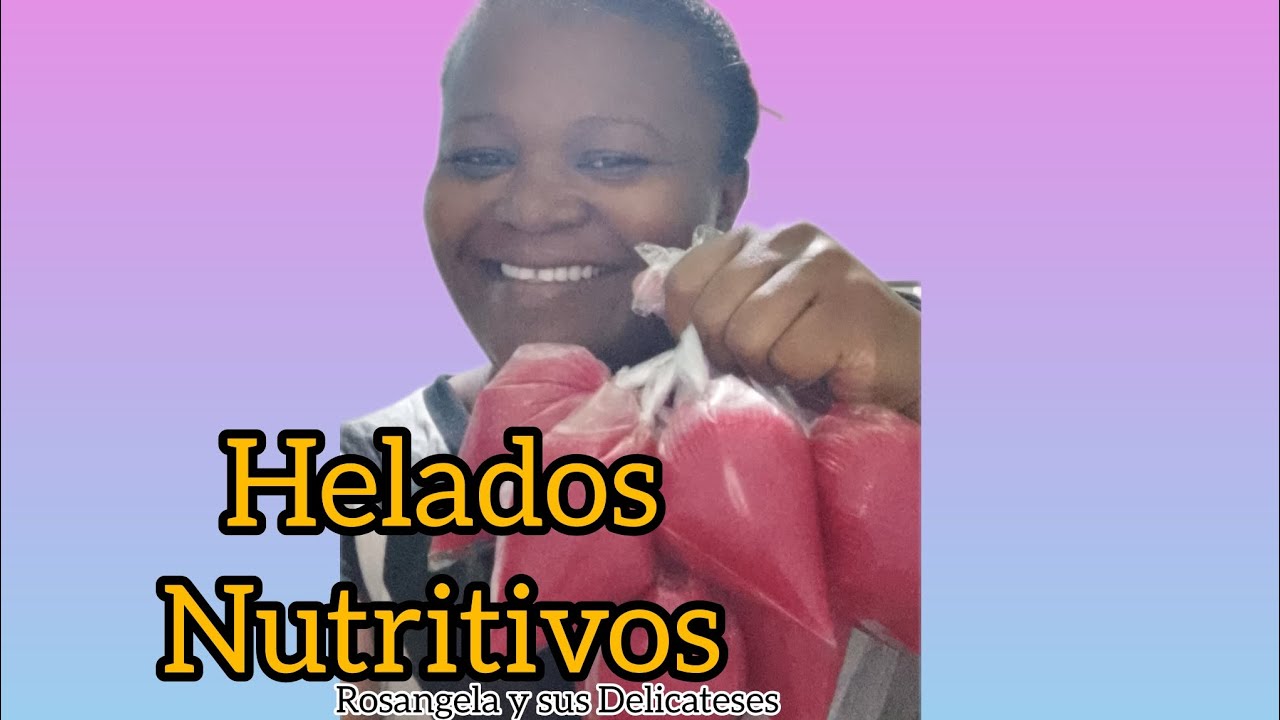 Helados super nutritivos,full de vitaminas y minerales - YouTube