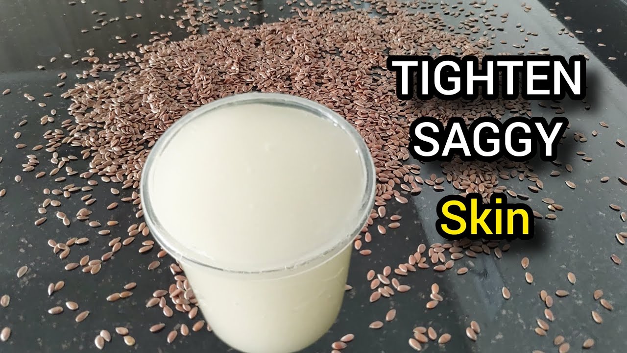 Flaxseed gel cream to remove wrinkles, tighten and improve skin ...